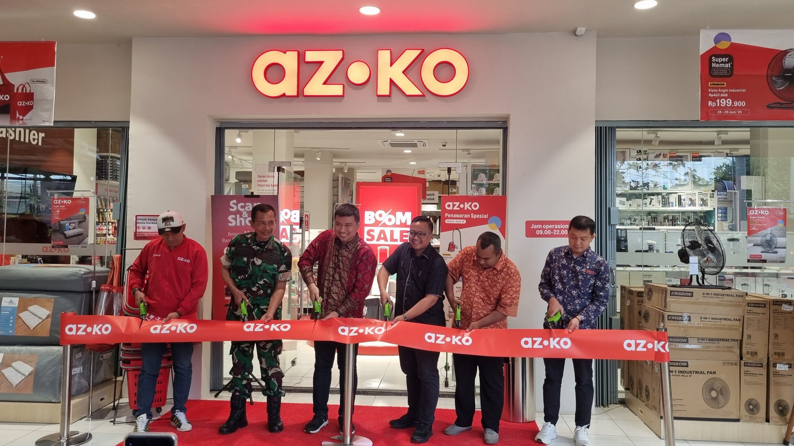 Buka Toko ke-36 di Sumatra, AZKO Plaju Palembang Hadirkan Solusi Rumah ...