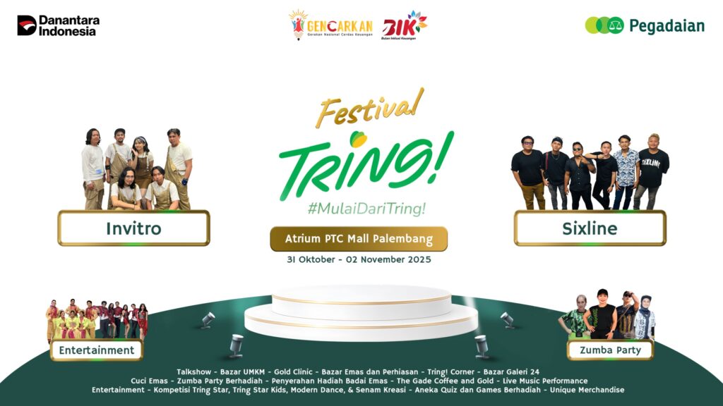 Kenalkan Aplikasi Tring! by, PT Pegadaian Bakal Gelar Festival Akbar di ...